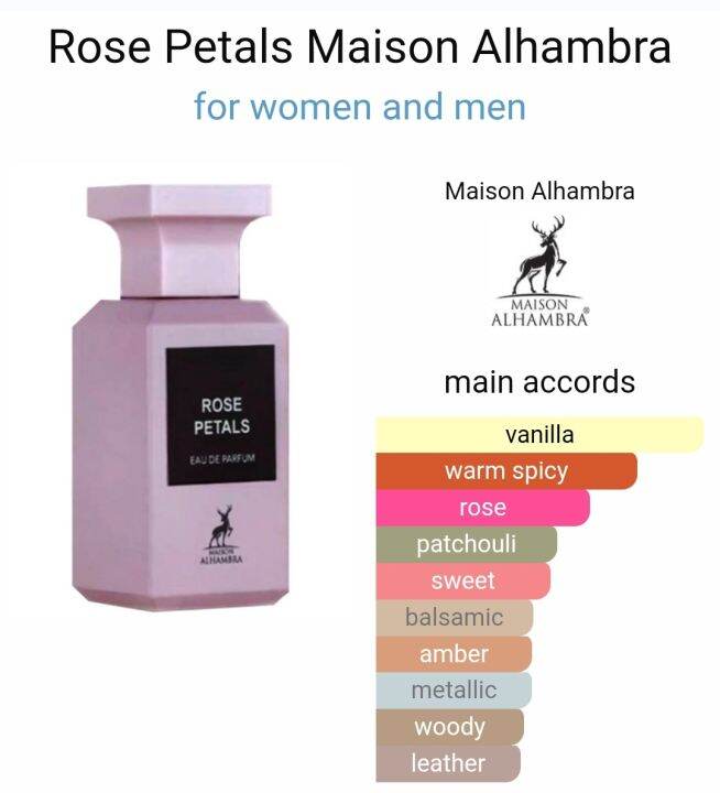 MAISON AL HAMBRA ROSE PETALS (TF ROSE PRICK DUPE) | Lazada PH
