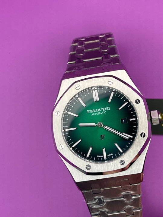 Five Star Watch Ap Royal Oak green face Limited edition high quality ...