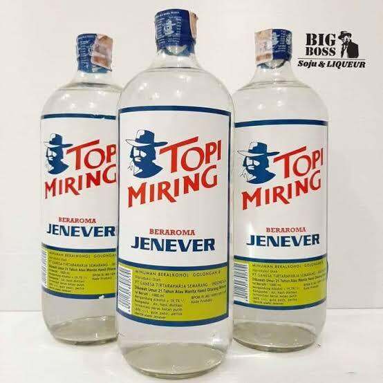 Topi Miring Jenever 1 Liter | Lazada Indonesia