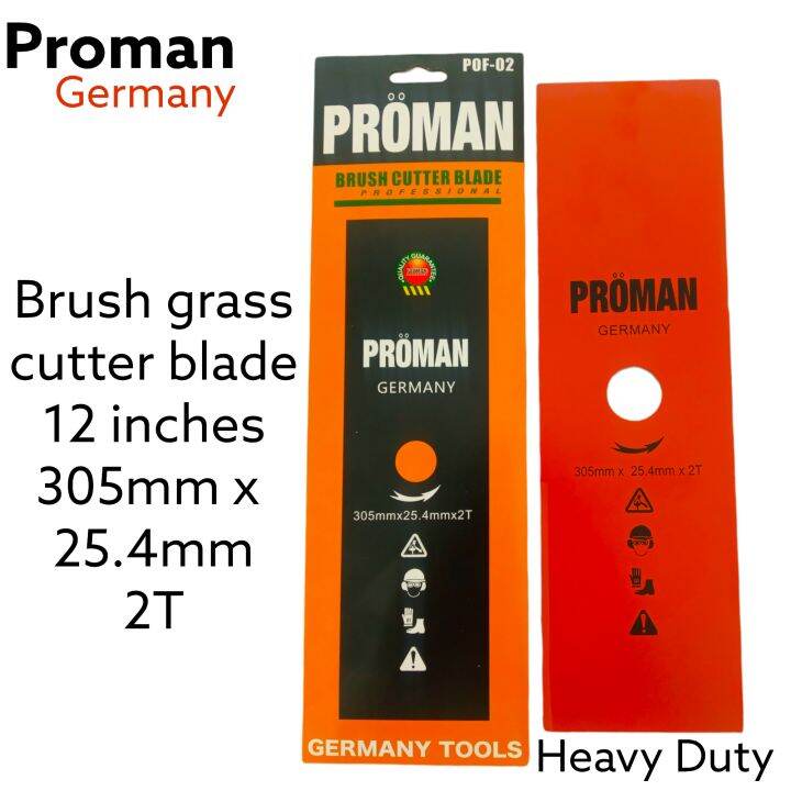 Proman Germany Brush grass Cutter blade 12 inches Heavy Duty High ...