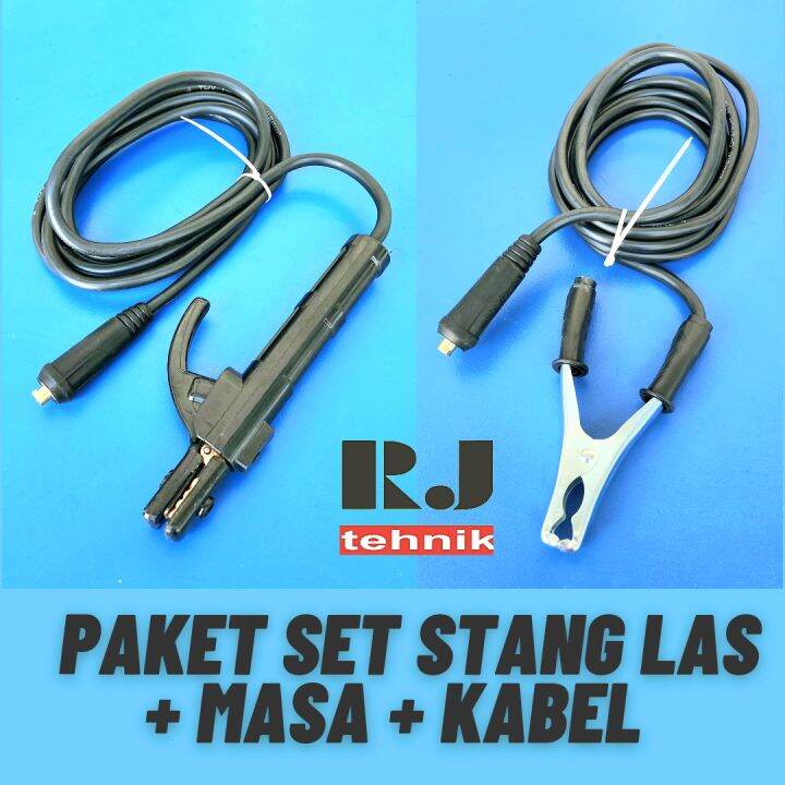 Stang Las Set Masa Kabel Tang Las Tang Masa Paket Set Lengkap | Lazada Indonesia