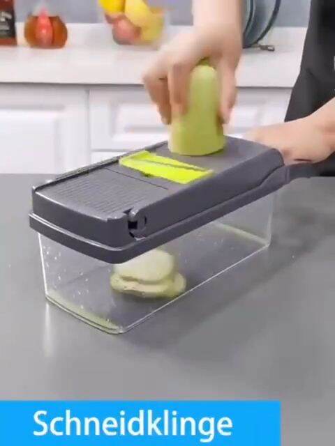 Toskope Vegetable Cutter 15 in 1, Vegetable Cube Cutter with 7 ...