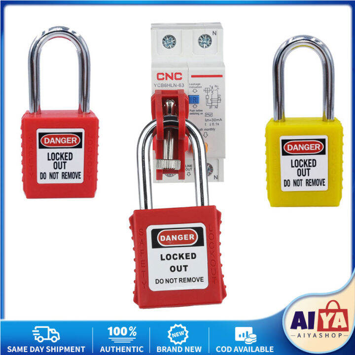 ★Same Day Shipping★ Nylon Beam Insulated Padlock Industrial Safety ...