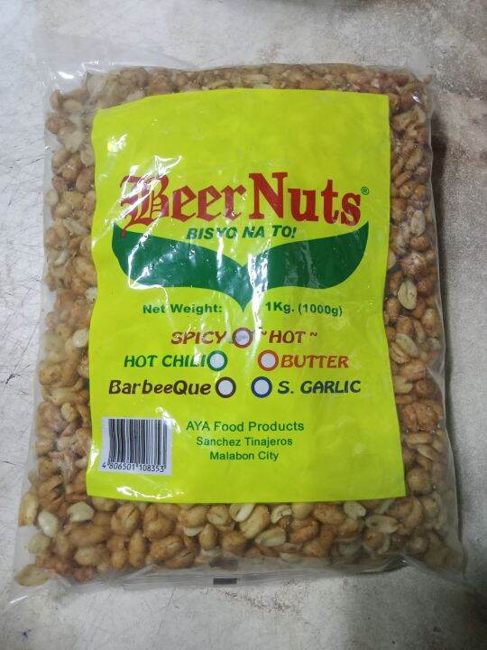 Beer nuts 1kl spicy hot | Lazada PH