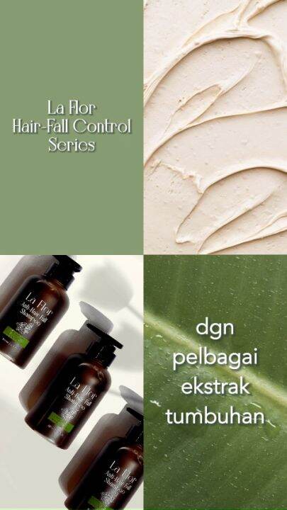 La Flor Anti Hair Fall Shampoo Anti Hair Loss Rambut gugur | Lazada