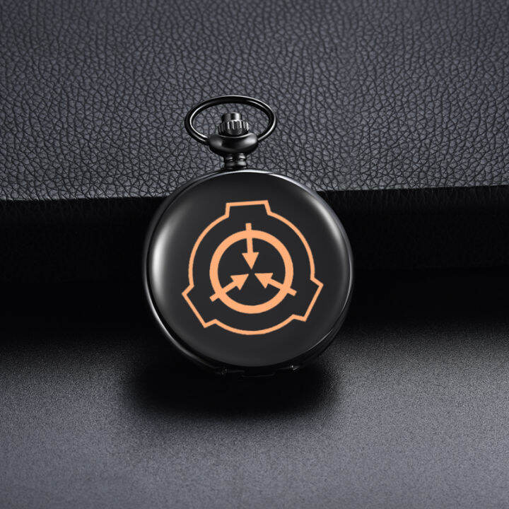 Anime Pocket Watch SCP Foundation Peripheral Clock Two-Dimensional Flip ...