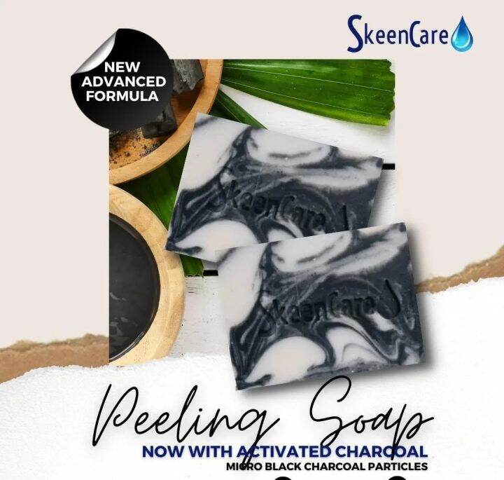 SkeenCare Peeling Soap with Activated Charcoal,135g NEW ADVANCED ...