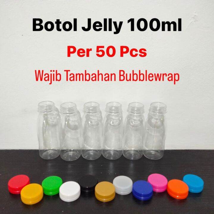 HARGA 50 PCS - Botol Jelly 100ml | Lazada Indonesia