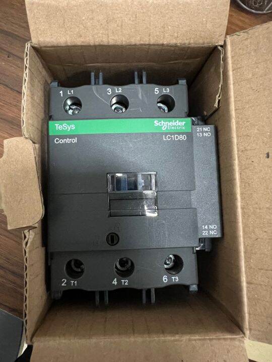 Kontaktor schneider LC1D80 LC1D 80 M7 3P 80A 220V magnetic contactor ...