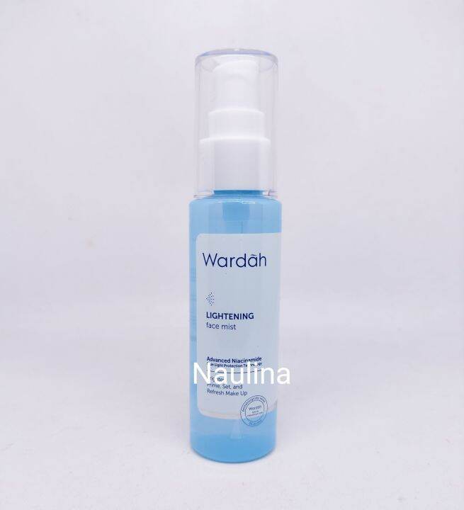 Wardah Lightening Face Mist 60 ml - Spray untuk primer, setting spray ...