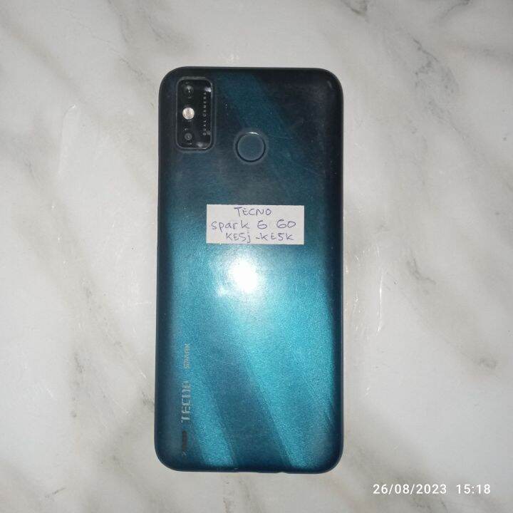 Mesin Handphone Tecno Spark 6 Go | KE5j - KE5k Normal unit | Lazada ...