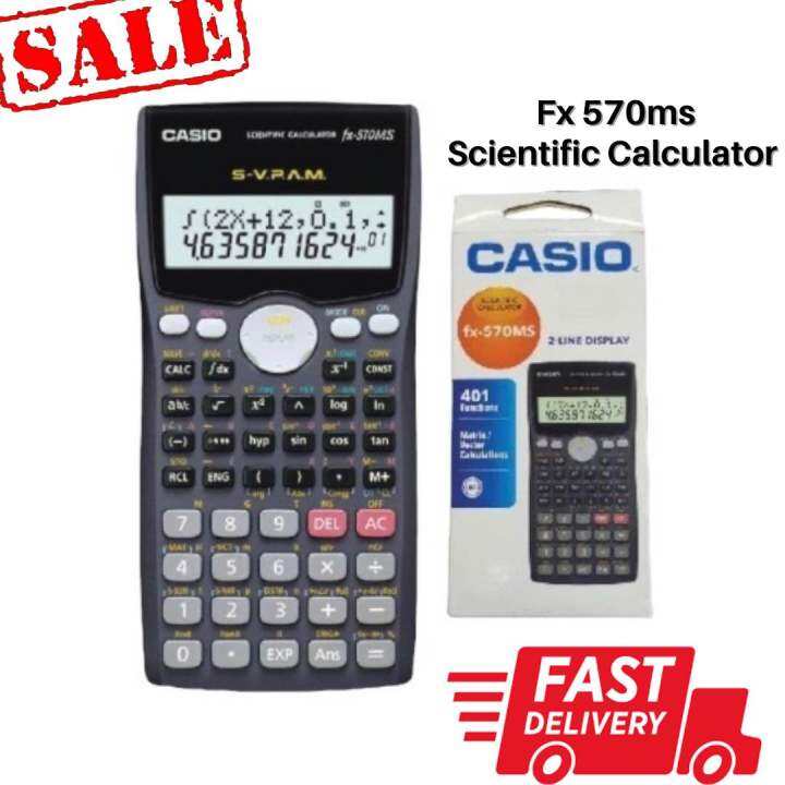 Scientific Calculator Kalkulator Saintifik FX570MS 1st casio 570ms fx ...