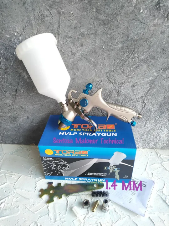 TORA HVLP Spray Gun Spraygun Semprotan Angin Cat Tabung Atas 600cc | Lazada Indonesia