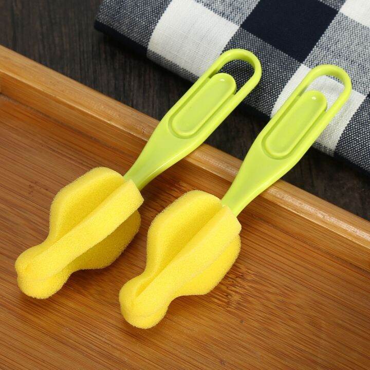 🇲🇾 Baby Milk Bottle Feeding Sponge Brush Nipple Sponge Brush Berus Cuci ...