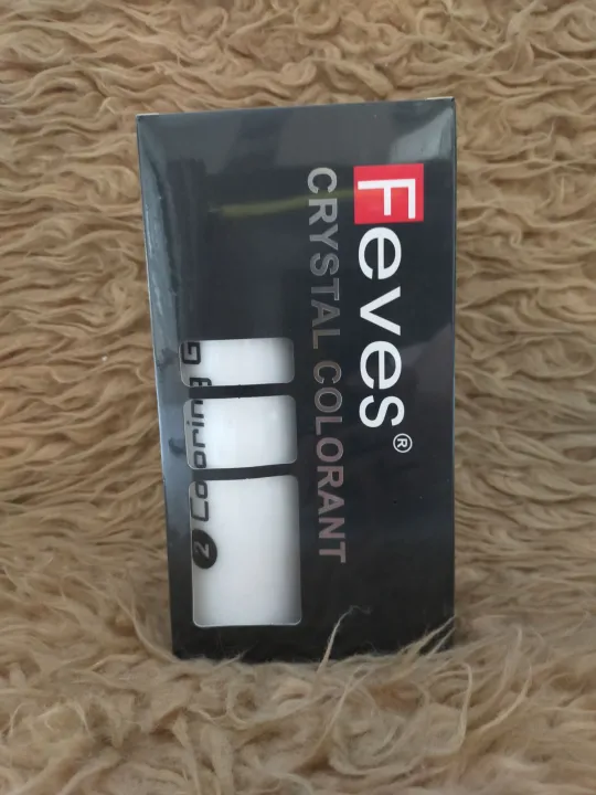 FEVES CRYSTAL COLORANT BLACK PEWARNA RAMBUT TONING HITAM | Lazada Indonesia