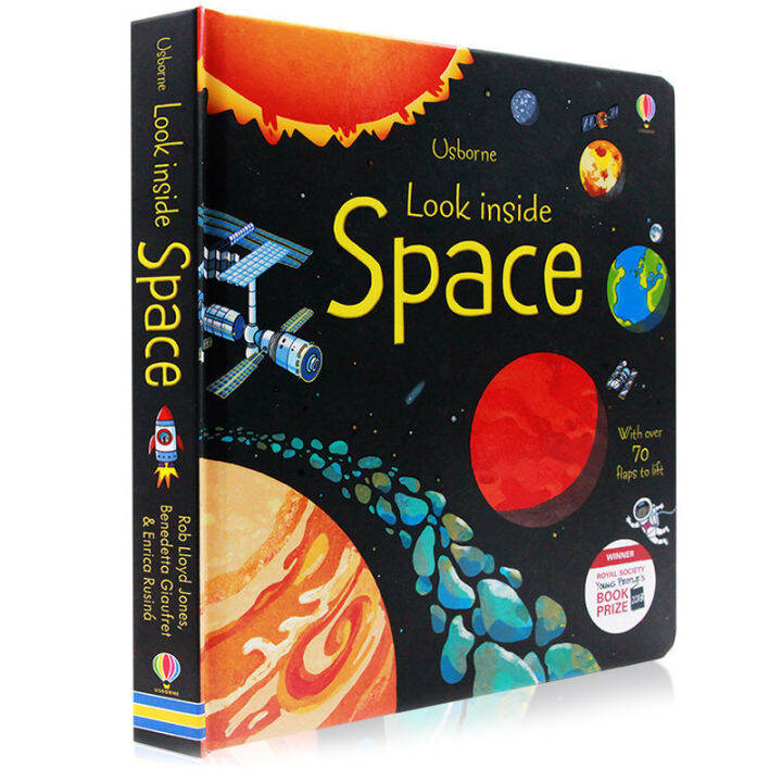 Usborne Look Inside Space Board book English Activity Story Book for ...