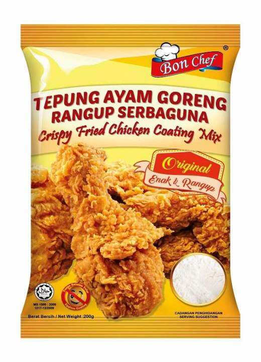 Bon chef tepung ayam goreng 200gm Original | Lazada