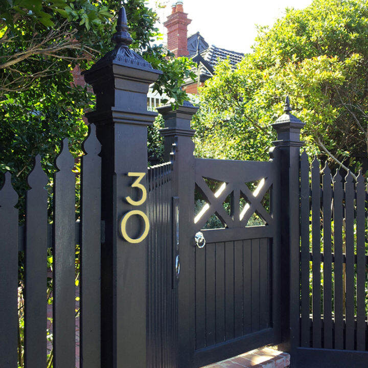 15cm Big Floating House Number Sign Modern Building Signage Street Home ...