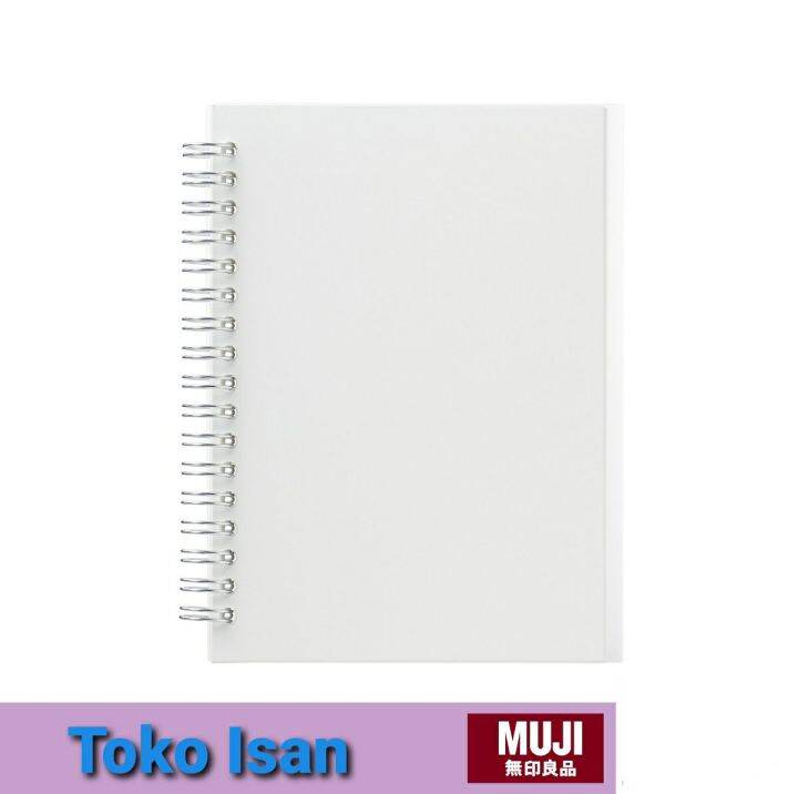 Muji - Notebook Double Ring Dot 90Sheets A5/B6/A6 || Buku | Lazada Indonesia