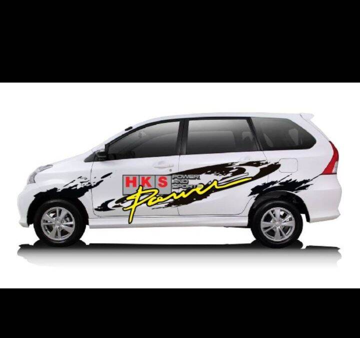 stiker mobil avanza xenia abstrak | Lazada Indonesia
