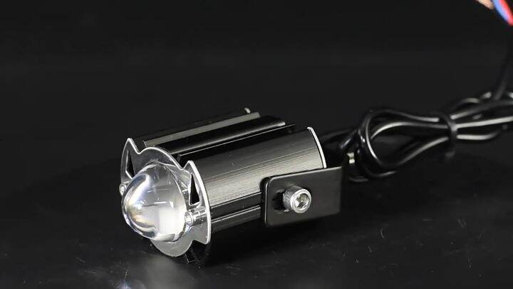 MAXGTRS Motorcycle Led Headlight Mini Projector Lens Tri-model Driving ...