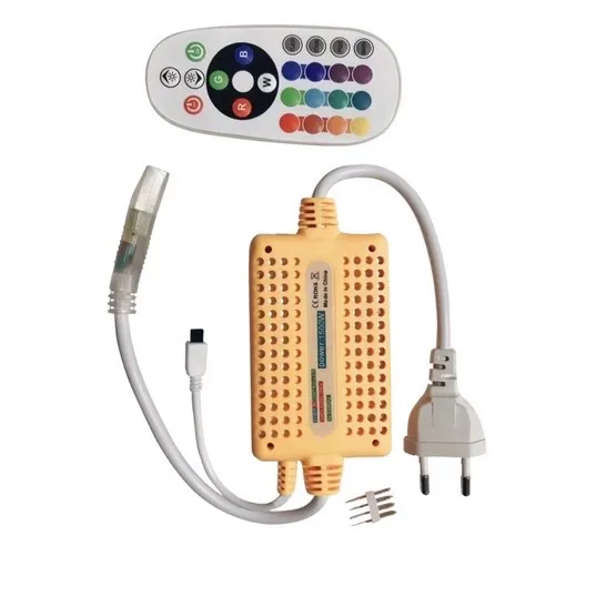 Led5050 colorful lights with four-wire controller RGB flashing gradient ...