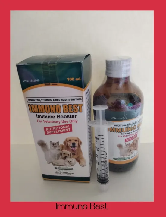 Immuno Best Immune Booster For Your Pets.(100ml) | Lazada PH