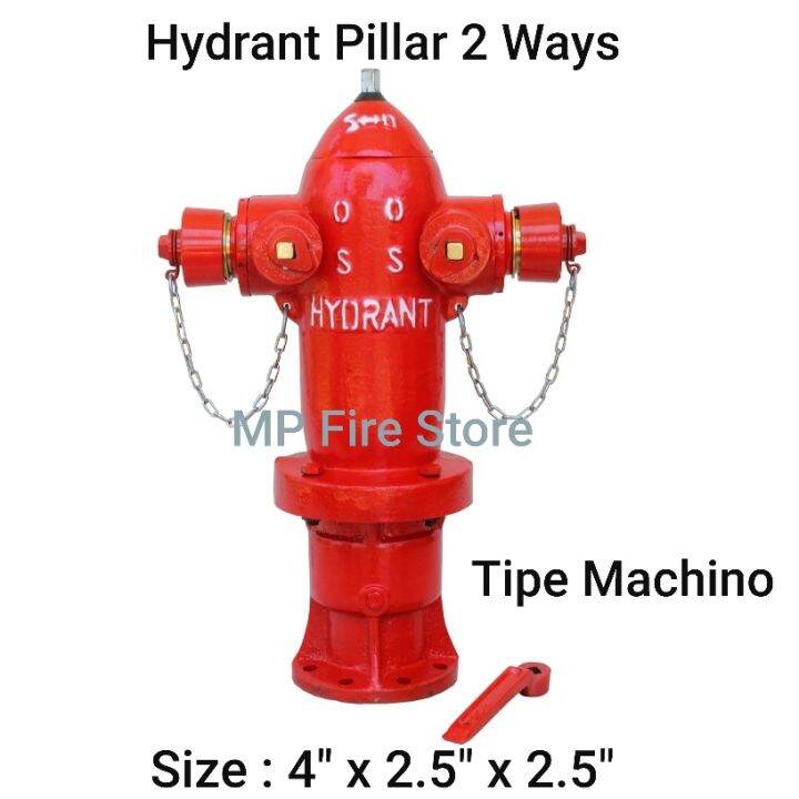 HYDRANT PILLAR TWO 2 WAY 4 x 2.5 x 2.5 in Mirip ZEKI HOOSEKI APPRON ...