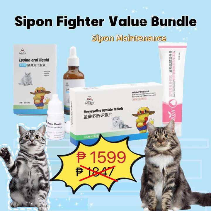 Cat Sipon Fighter Value Bundle Cat Cold For Maintenance vitamins ...