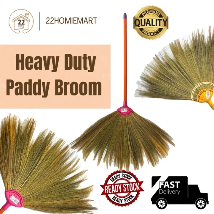 Penyapu Jerami Super Ringan Heavy Duty Paddy Broom 168 | Lazada