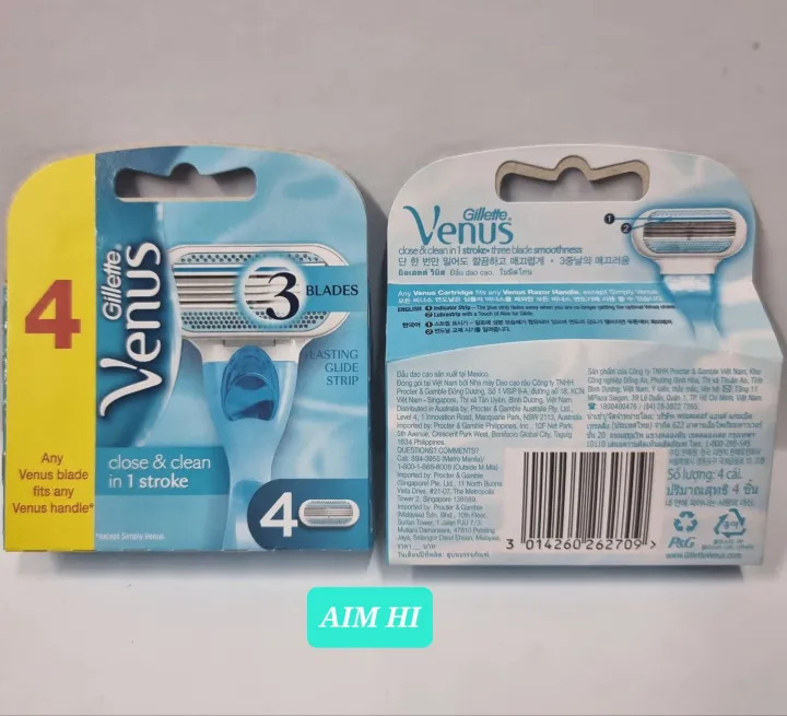 Gillette Venus Refill 4s | Lazada PH