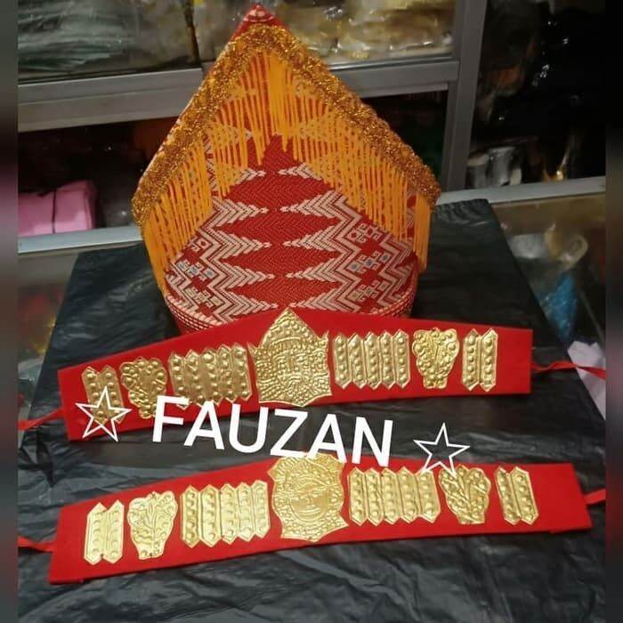 Ikat kepala adat batak // Sortali batak toba // Aksesoris kepala adat ...