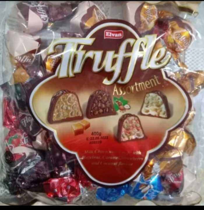PERMEN COKELAT TURKEY | ELVAN TRUFFLE CHOCOLATE TURKEY 400 gr | Lazada ...