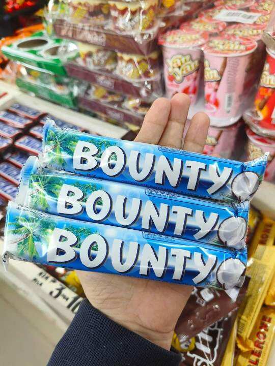 bounty coconut chocolate bar 50g / bounty miniatures 150g | Lazada PH