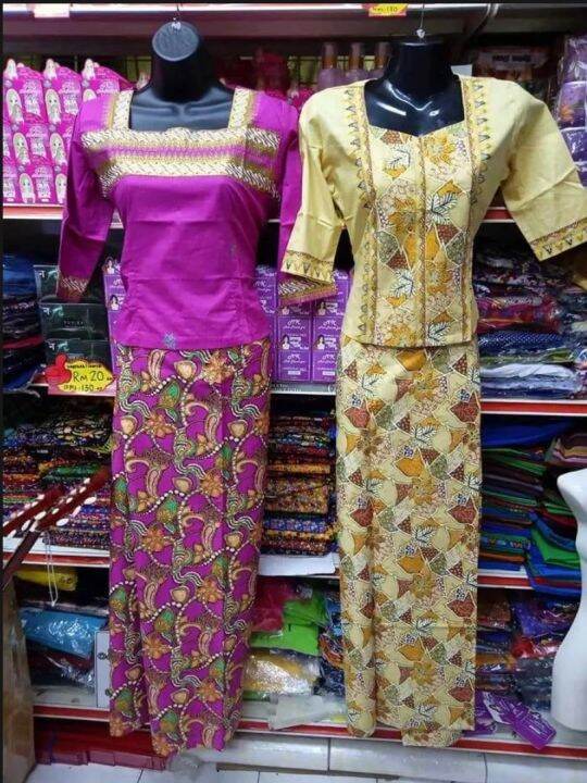 BATIK SET DRESS MYANMAR TRADITIONAL DESIGN | Lazada