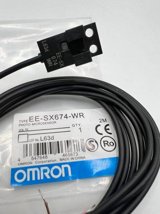 omron โฟโตอิเล็กทริกเซนเซอร์ Omron EE-SX674-WR 2Mโฟโตอิเล็กทริคเซนเซอร์ | Lazada.co.th