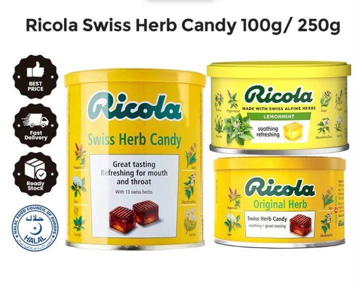 Ricola Swiss Herb Candy 100g / 250g | Lazada