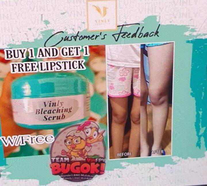Vinly Bleaching Scrub W/Free BUGOK Sticker | Lazada PH
