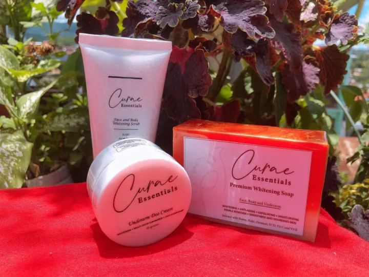 Curae Essentials Dream Trio ( Scrub, Soap & Deo) | Lazada PH