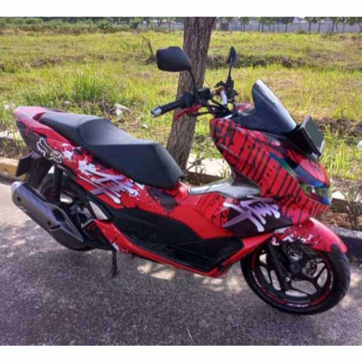 decal full body pcx 160 sticker variasi,stripping decal terbaru(warna ...