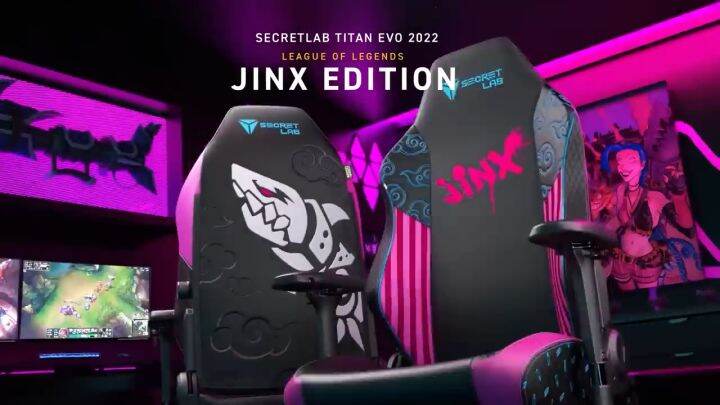 Secretlab TITAN Evo —League of Legends Jinx Edition (Size R) เก้าอี้เกม ...