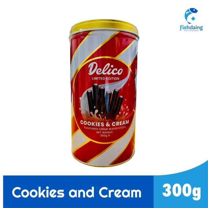 DELICO Limited Edition Flavoured Creme Wafer Sticks 300grams | Lazada PH
