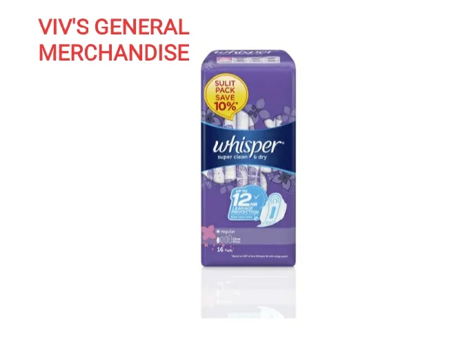 Whisper Super Clean and Dry ( 16 pads ) | Lazada PH