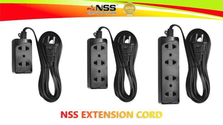 NSS 3M 5M 8M POWER SOCKET 2 gang 3 gang 4 gang EXTENSION BNK MOVEABLE ...