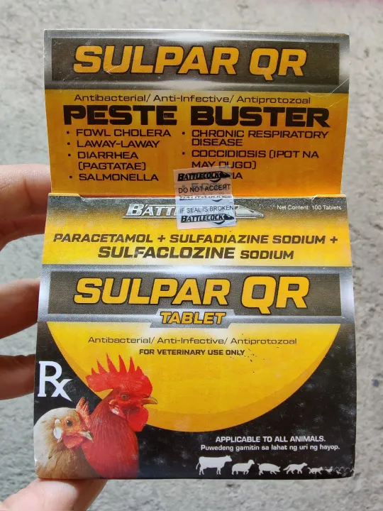 SULPAR QR TABLET - 100 tablets - BATTLECOCK | Lazada PH