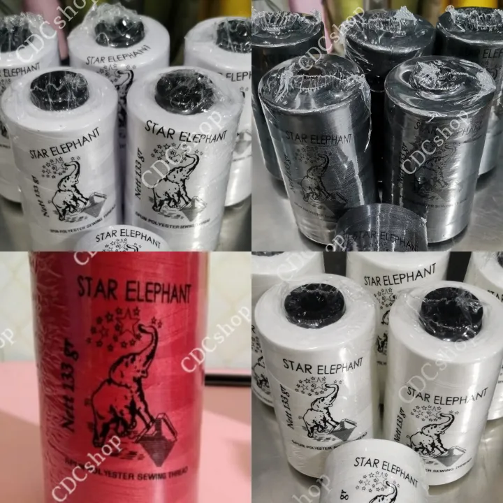 Benang Jahit Katun Merk Gajah Star Elephant 5000 Yard | Lazada Indonesia