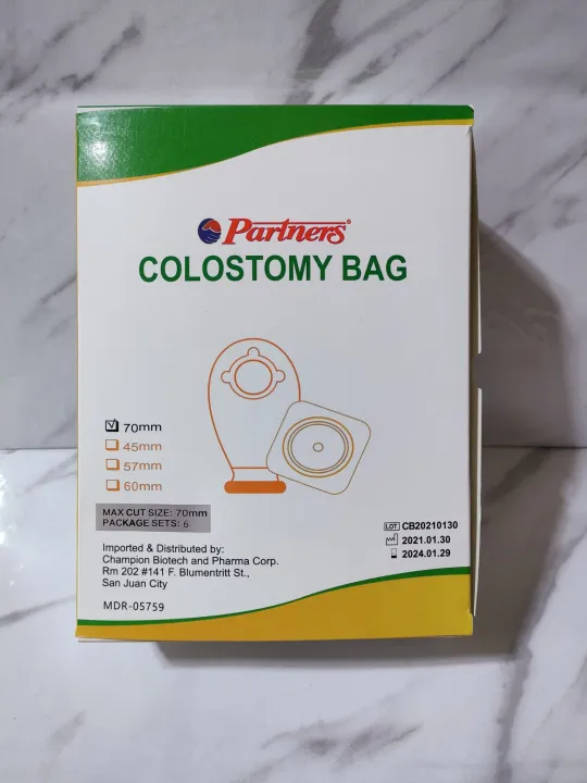 70mm Colostomy Bag Partners 6Sets | Lazada PH