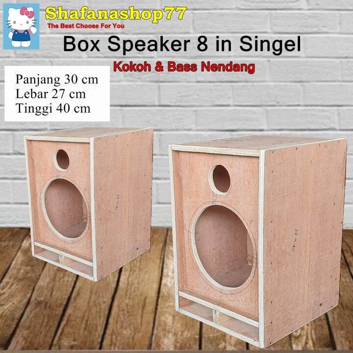 Box Speaker 8 inchi Singel, box speaker 8 inchi two way, Box Speaker+lubang tweter dan angin ...
