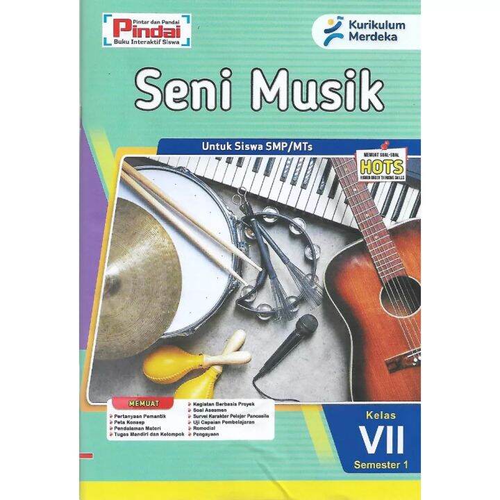Buku LKS Seni Musik Kelas 7 SMP/MTs kurikulum Merdeka Semester 1 | Lazada Indonesia