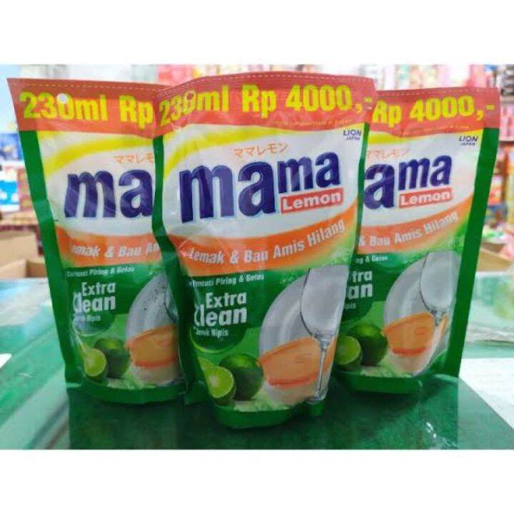 Mama lemon 230ml / Mama lemon 4000-MAMA lemon SABUN CUCI PIRING 4000 ...